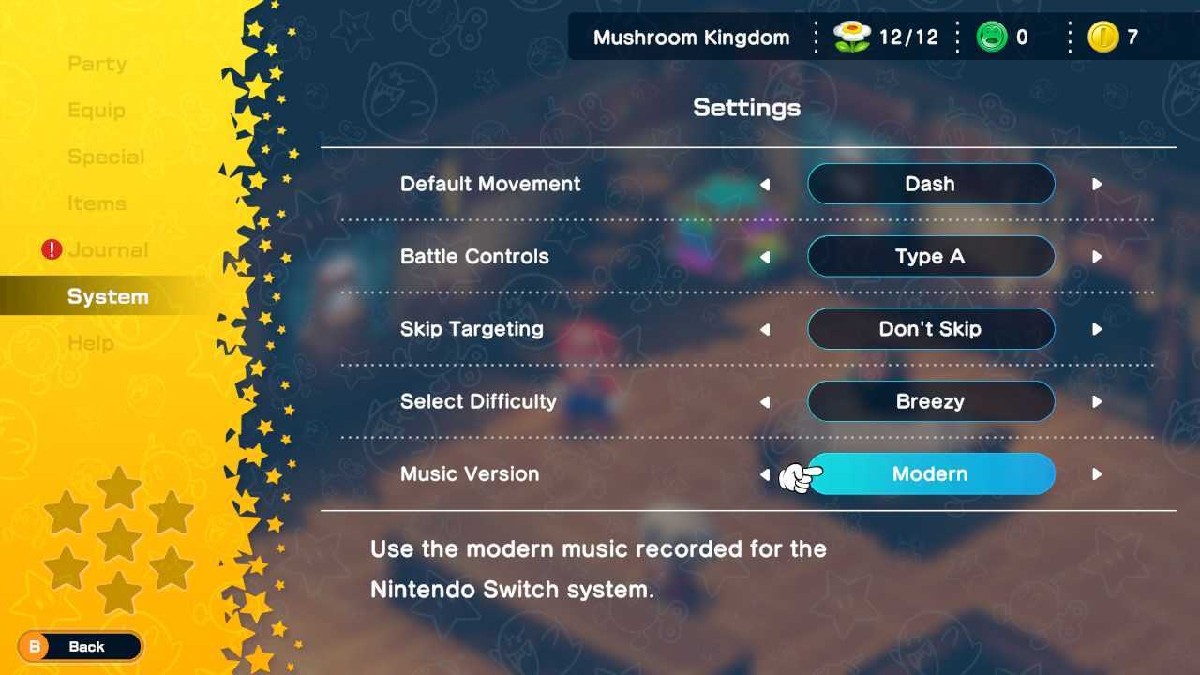 Super Mario RPG: How to Change Between Original and Remastered ...