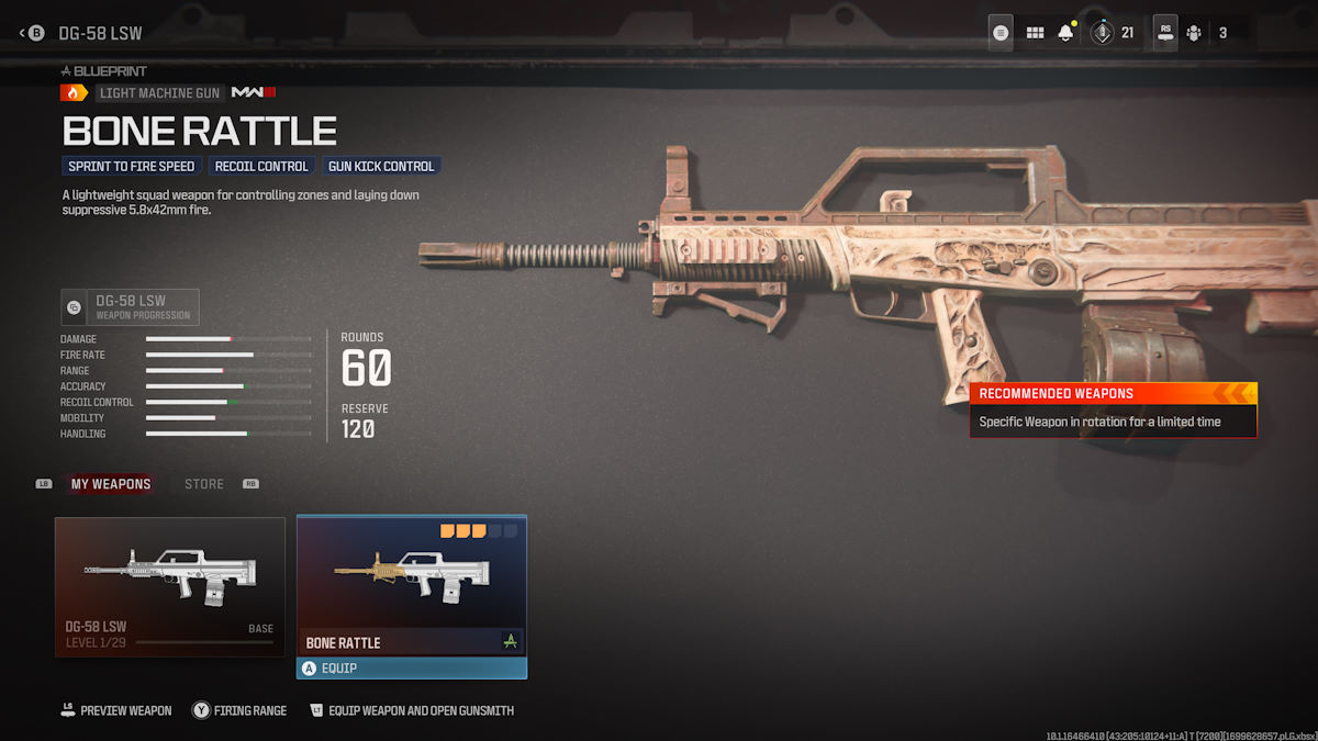 How to Get Bone Rattle Weapon Blueprint in MW3 Zombies - Prima Games