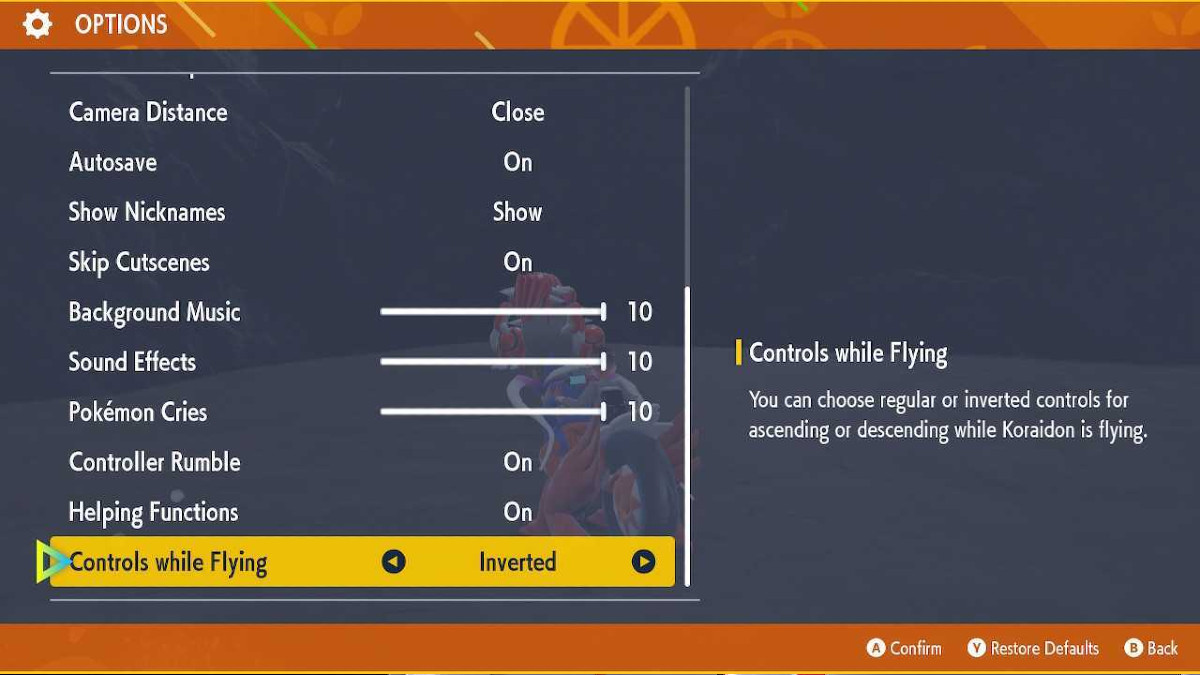 How To Change Flying Controls In Pokemon Scarlet & Violet: The Indigo ...
