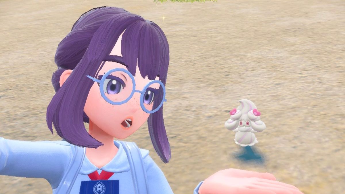 Pokemon Indigo Disk: How to Evolve Milcery into Alcremie (Scarlet ...