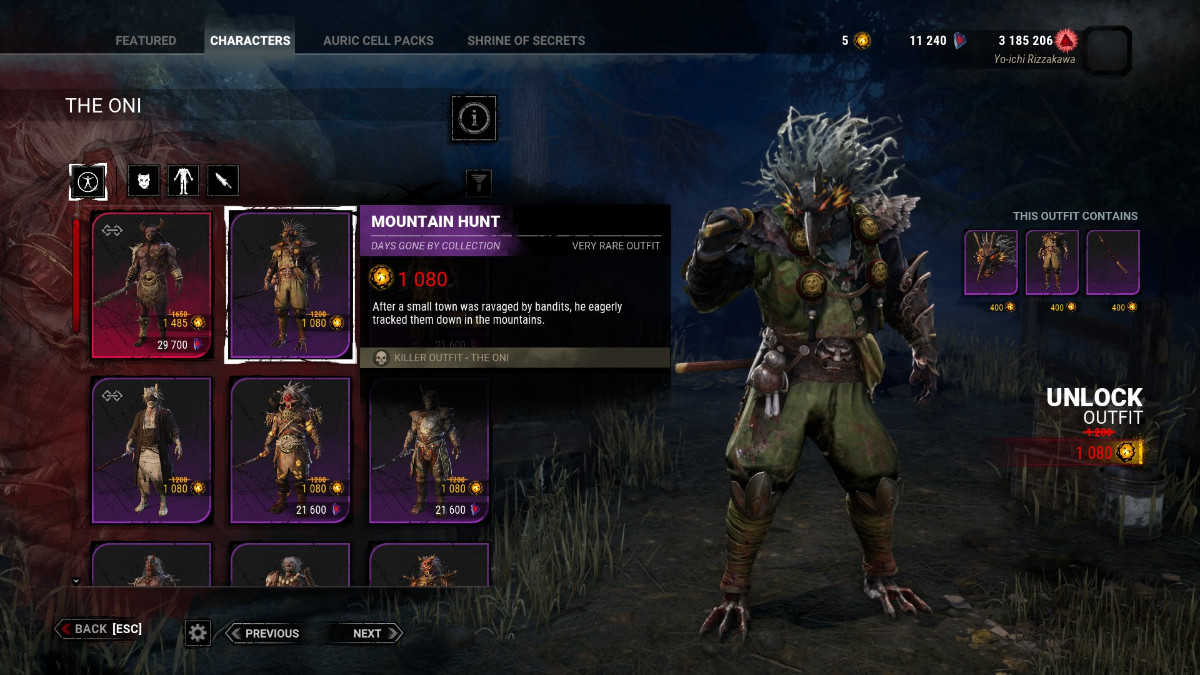 Dead by Daylight - All Alpine Frost & Days Gone Collection Cosmetics ...