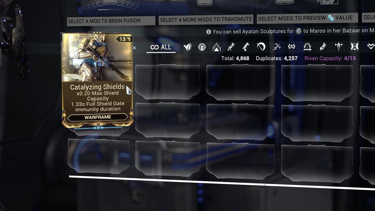Warframe: How to Get and Use the Catalyzing Shields Mod - Prima Games