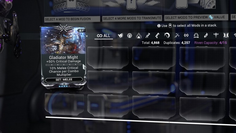 Warframe: How to Get the Gladiator Might Mod - Prima Games