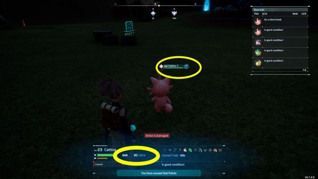 How to Increase Pal Sanity in Palworld - Prima Games