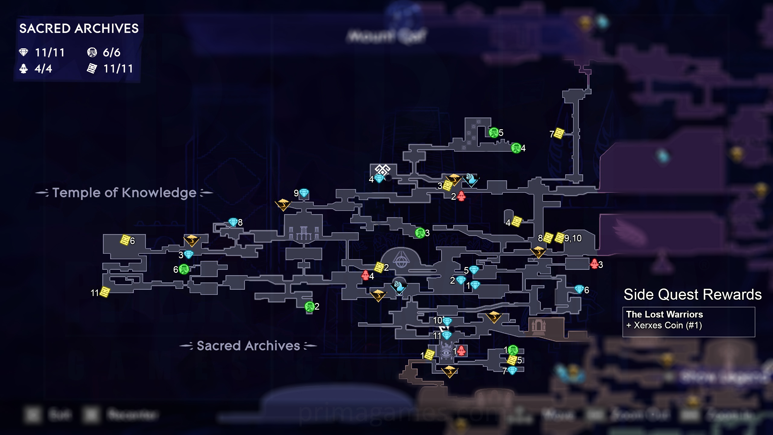 Prince of Persia: The Lost Crown All Sacred Archives Items - Prima Games