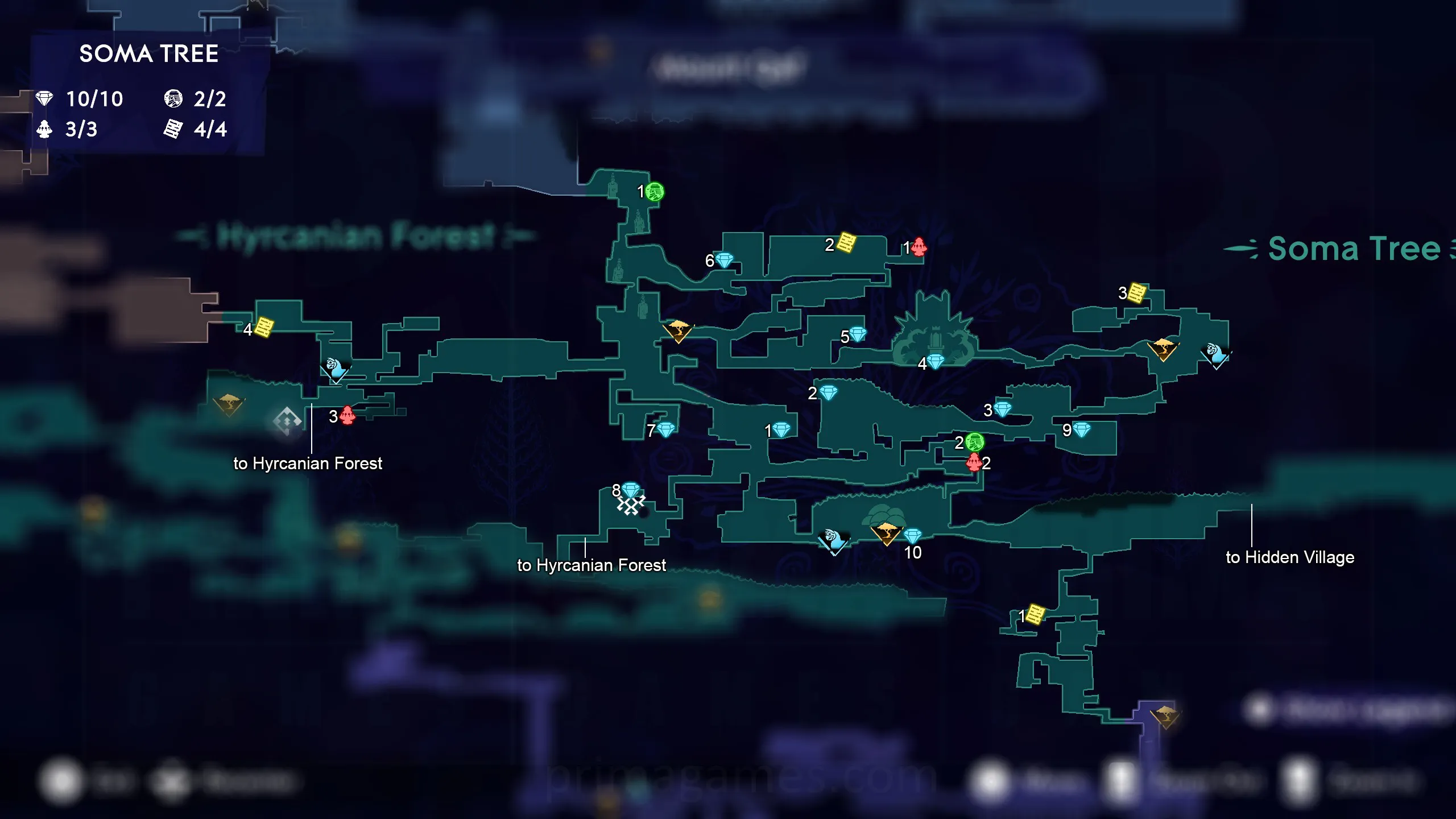 Prince of Persia: The Lost Crown All Soma Tree Items - Prima Games