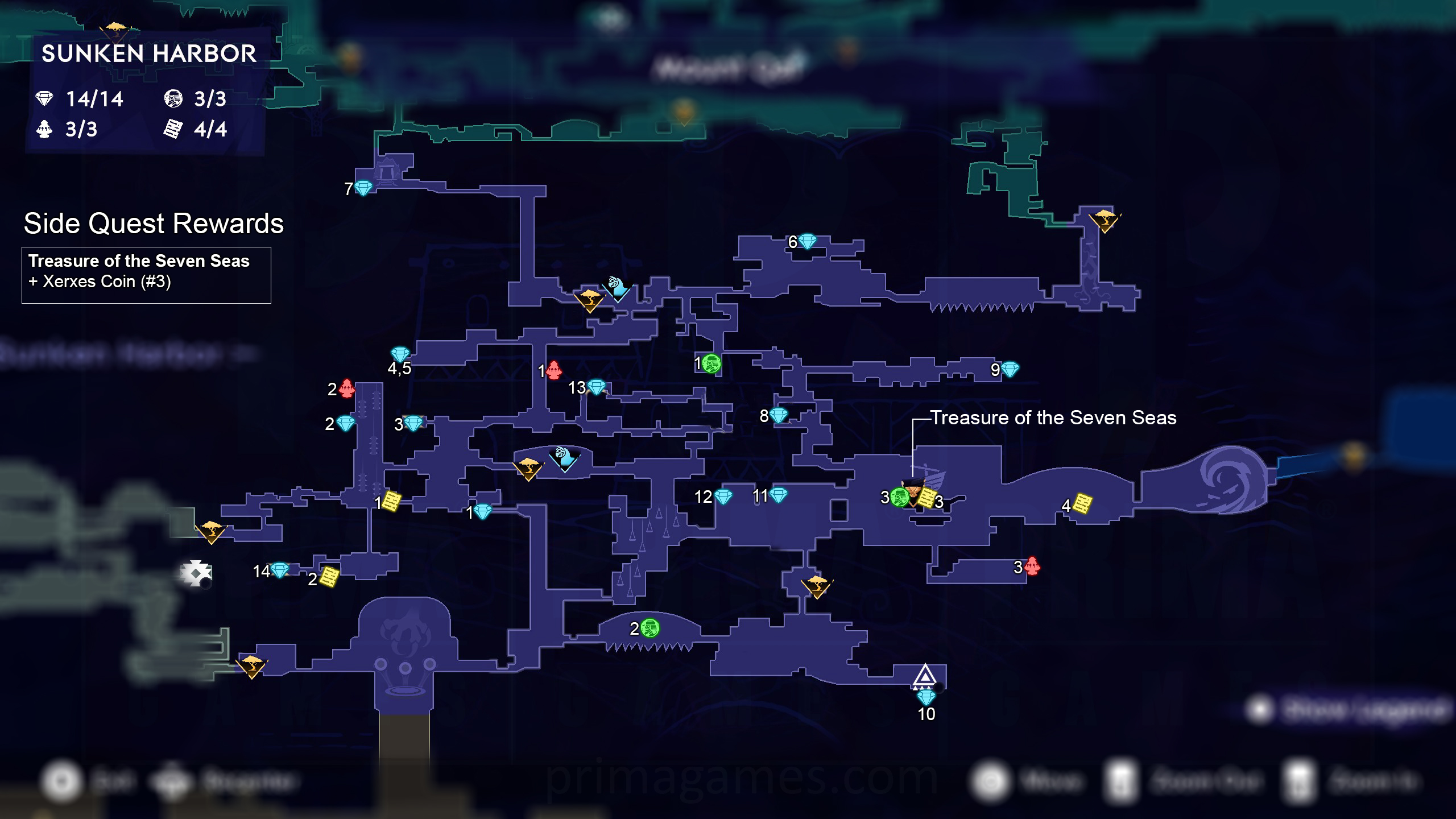 Prince of Persia: The Lost Crown All Sunken Harbor Items - Prima Games