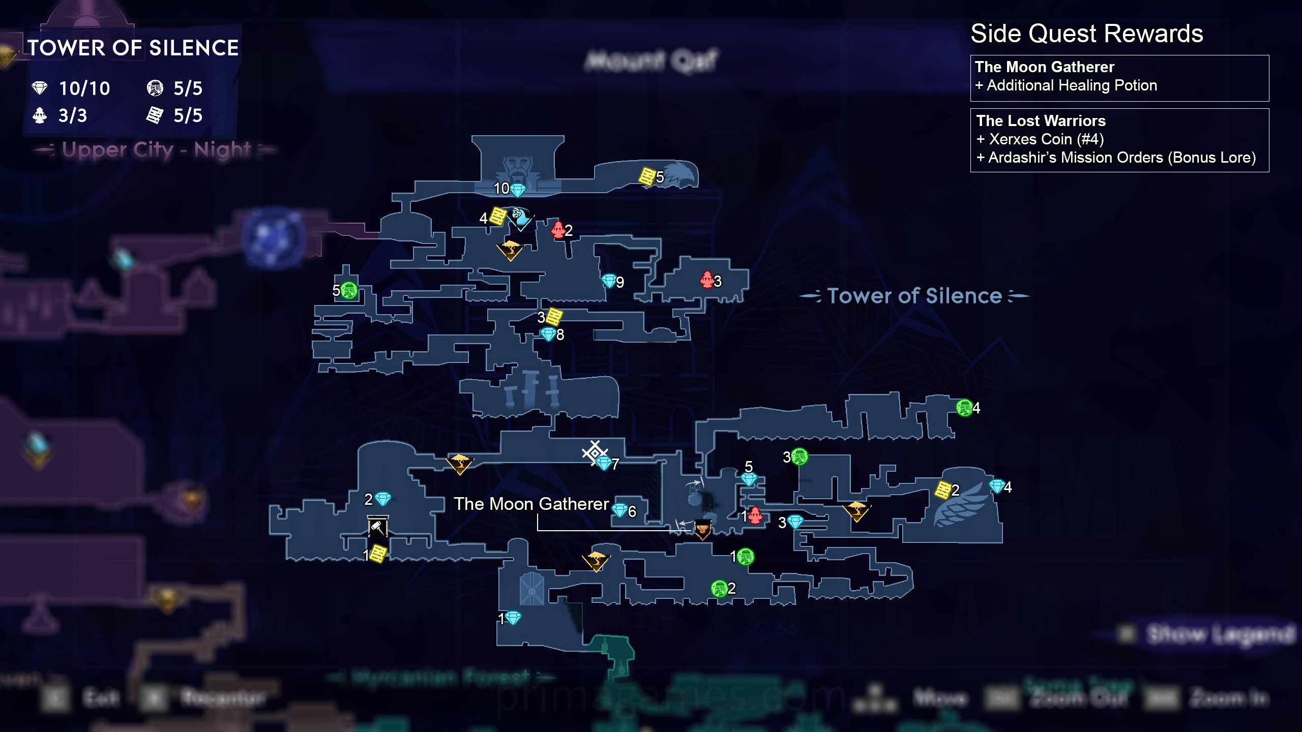 Prince of Persia: The Lost Crown All Tower of Silence Items - Prima Games