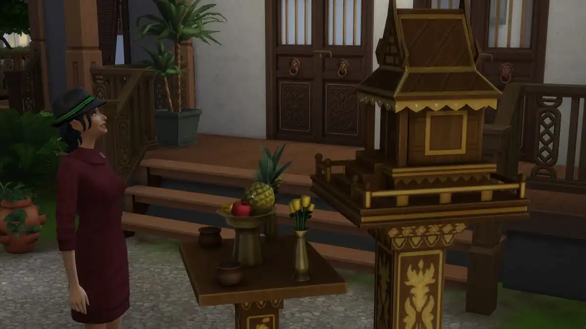 How to Leave Fruit and Incense at a Spirit House in The Sims 4: For ...