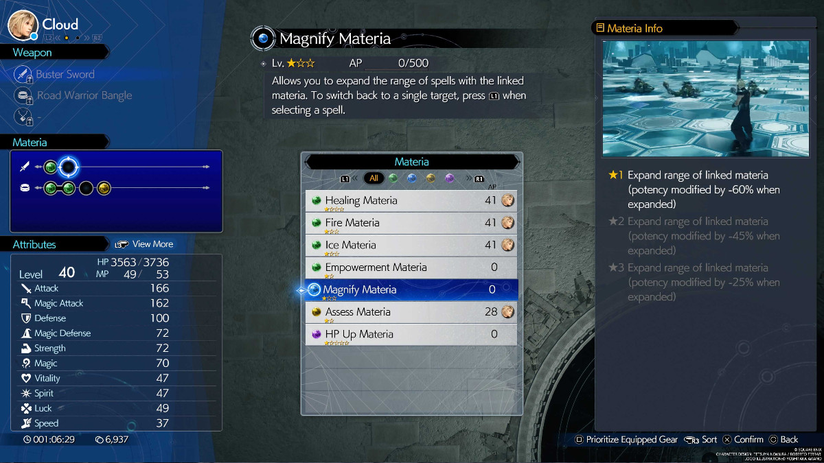 How to Find and Equip Materia in Final Fantasy 7 Rebirth (FF7) - Prima ...