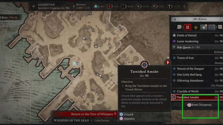 How to Reset Dungeons in Diablo 4 - Prima Games