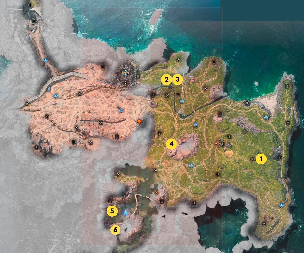 Full Grasslands Map in Final Fantasy 7 Rebirth: All Locations, Intel ...