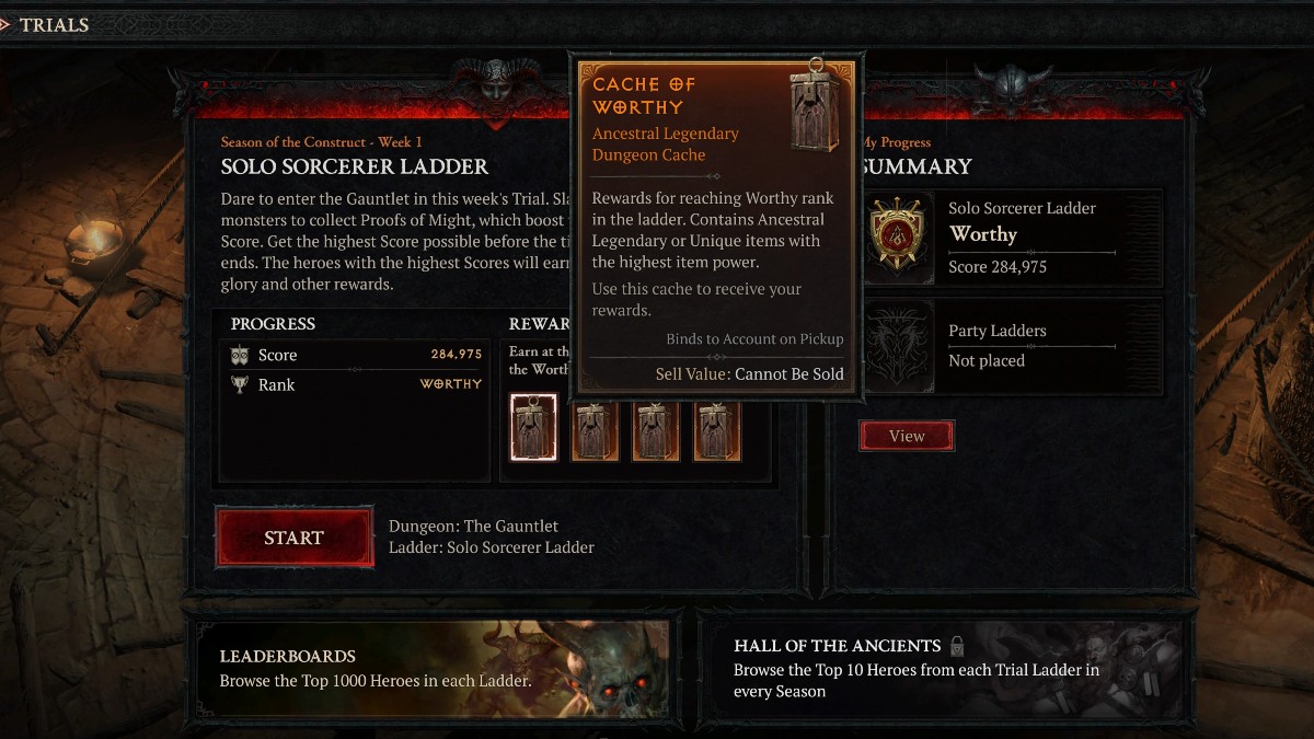 Diablo 4: How to Claim the Gauntlet Reward Caches - Prima Games