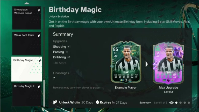 EA FC 24 Birthday Magic Evolution: All Requirements, Upgrades, Best ...