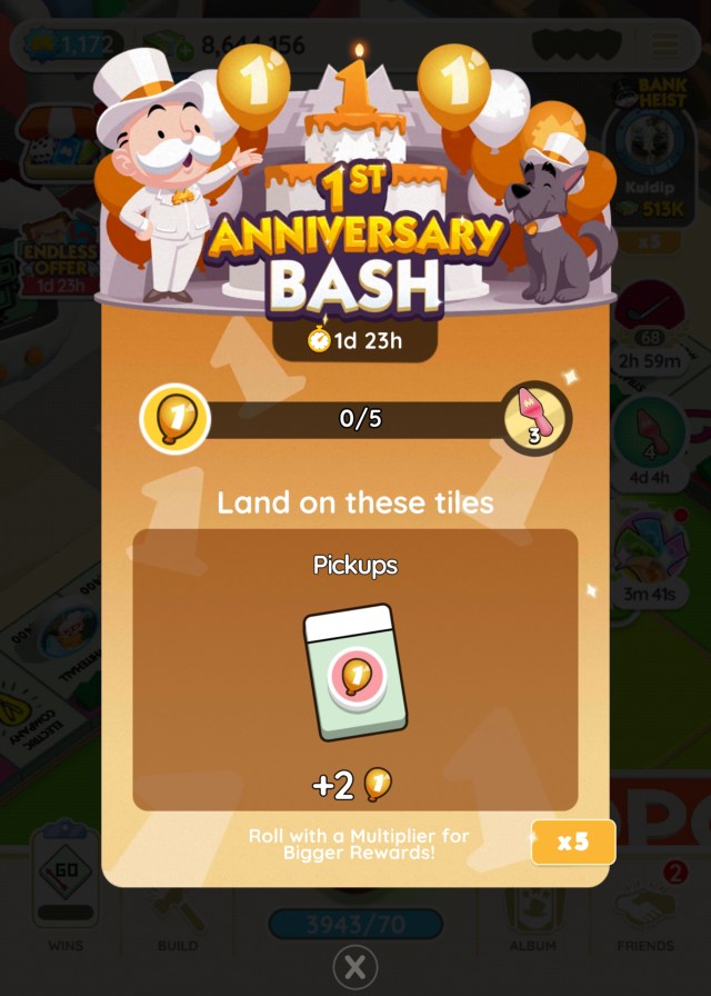 Monopoly GO: All 1st Anniversary Bash Rewards Listed - Prima Games