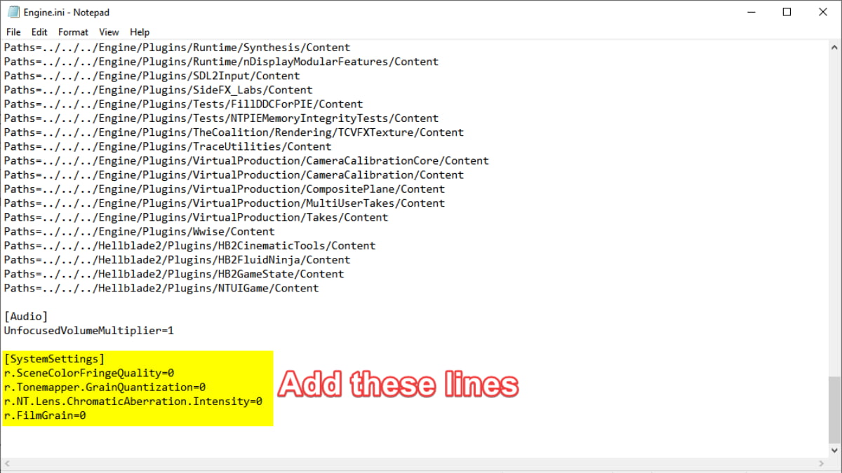 How to Disable Chromatic Aberration and Film Grain in Senua’s Saga: Hellblade 2