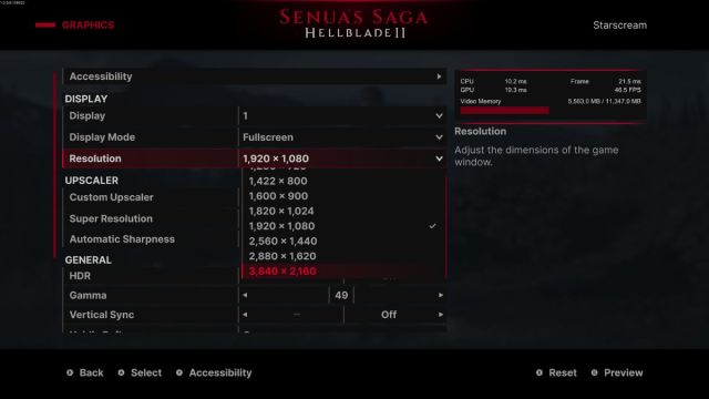 How to Enable DSR Support in Senua’s Saga: Hellblade 2