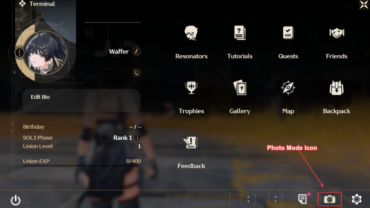 Wuthering Waves Photo Mode Screenshots Location on PC