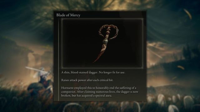 How to Get the Blade of Mercy Talisman in Elden Ring: Shadow of the ...