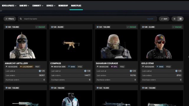 How to Buy And Sell Items in the Rainbow Six Siege Marketplace