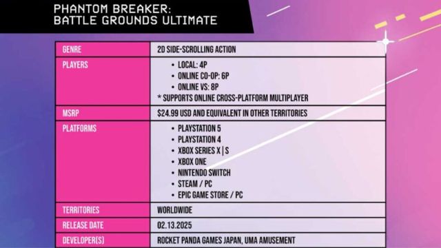 Does Phantom Breaker: Battle Grounds Ultimate Have Crossplay Support ...