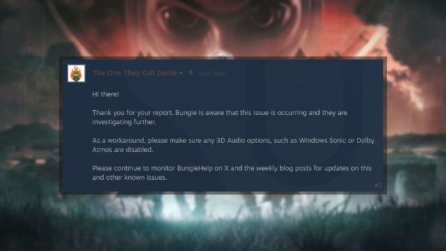 Comment résoudre le problème audio de Destiny 2 : The Final Shape sur PC