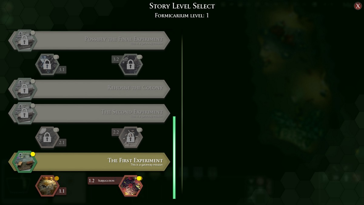 How to Progress in the Story of Empires of the Undergrowth