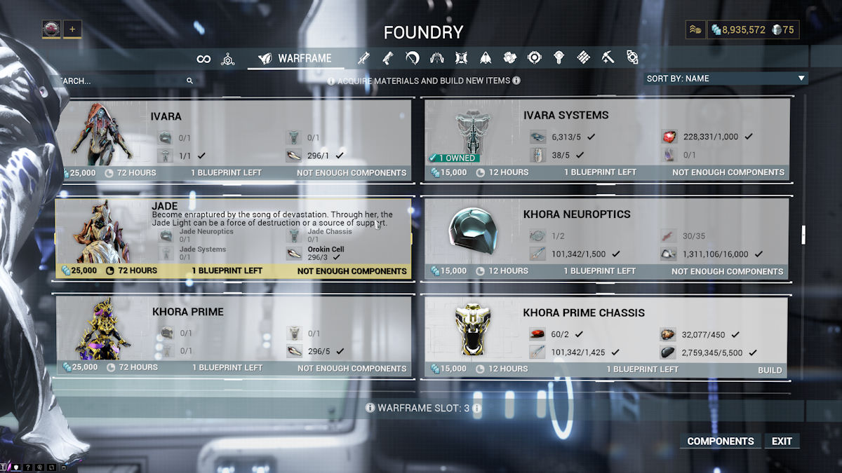 How to Get Jade in Warframe - Prima Games
