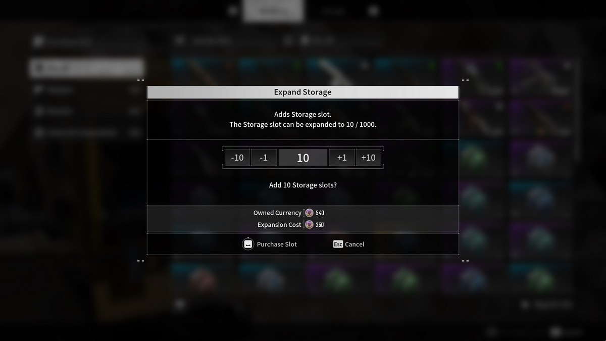 How to Increase Storage Capacity in The First Descendant - Prima Games