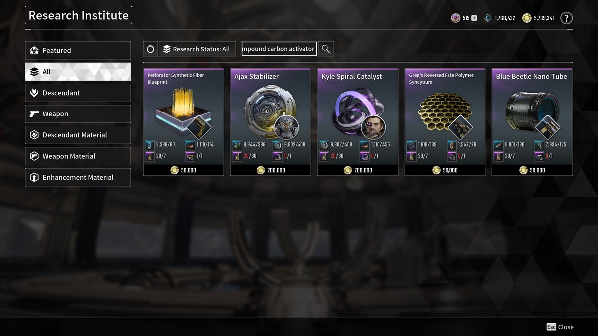 How to Get Compound Carbon Activator in The First Descendant