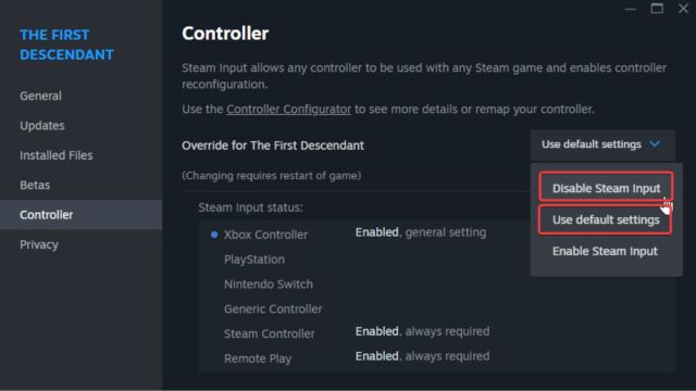 How to Fix The First Descendant Controller Issues on PC