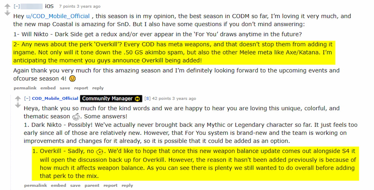Can You Get the Overkill Perk in COD Mobile?