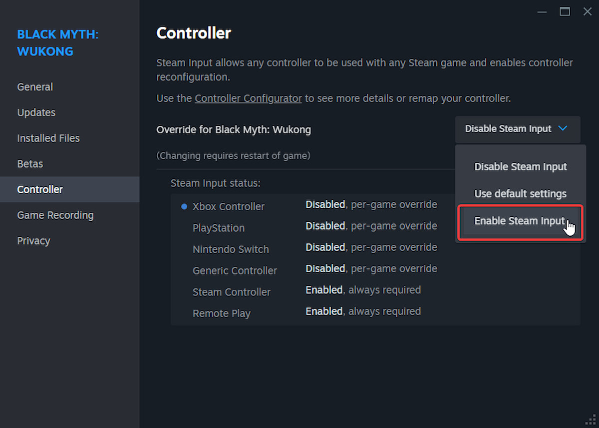 How to Fix the Black Myth: Wukong Controller Issues on PC