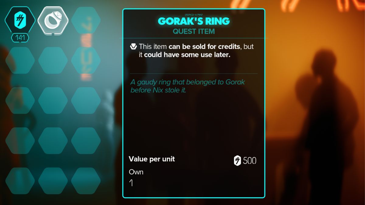 Should You Sell Gorak's Ring in Star Wars Outlaws? - Answered
