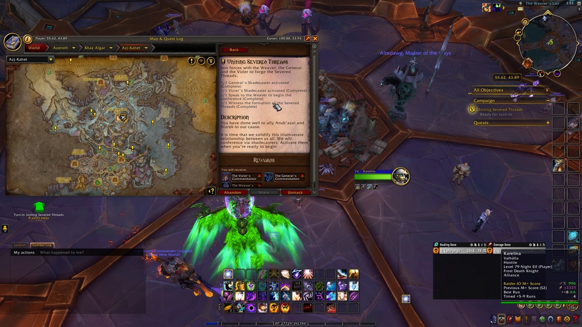 How to Finish Uniting Severed Threads Quest in World of Warcraft The ...