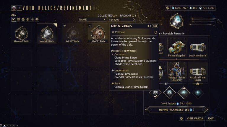 How to Get Sevagoth Prime in Warframe - Prima Games