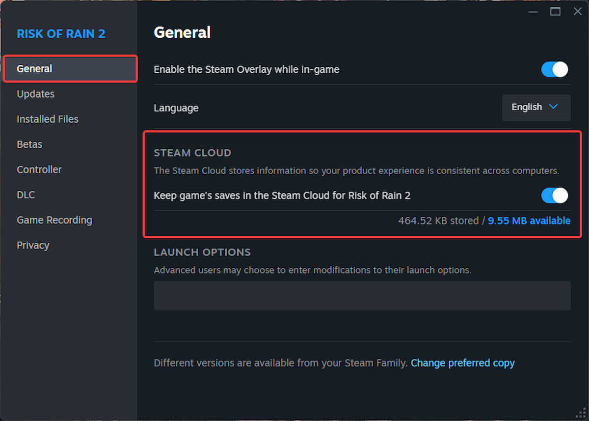 Risk of Rain 2 Save File Location on PC