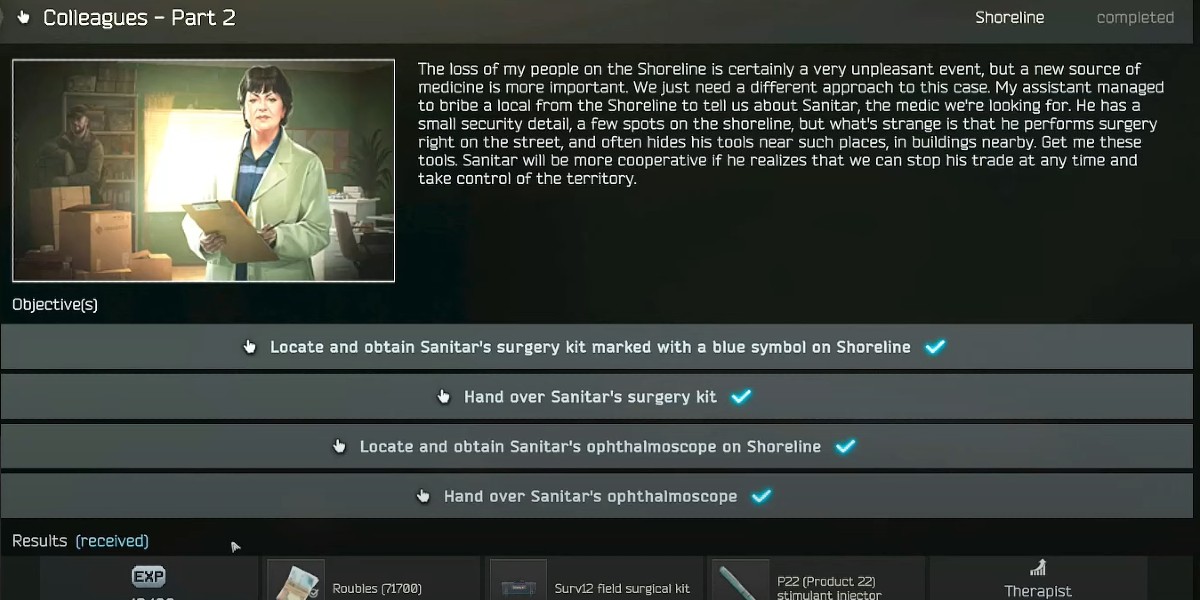 How to Finish Colleagues Part 2 in Escape from Tarkov - Prima Games