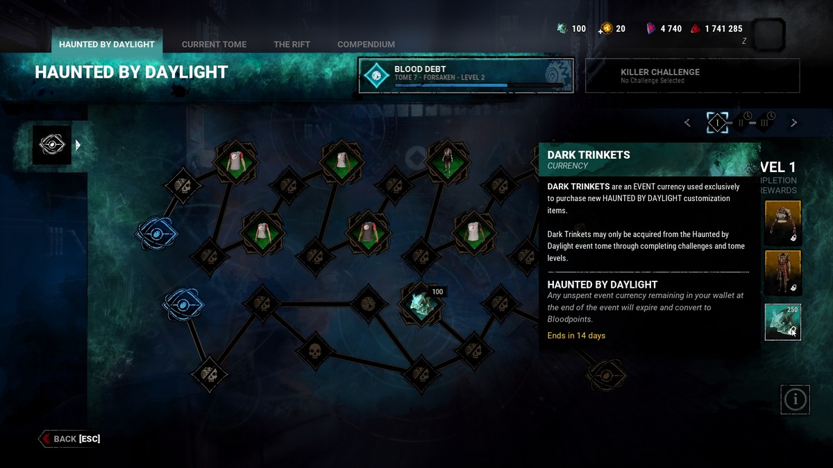 How to Get Dark Trinkets in Dead by Daylight Halloween Event - Prima Games