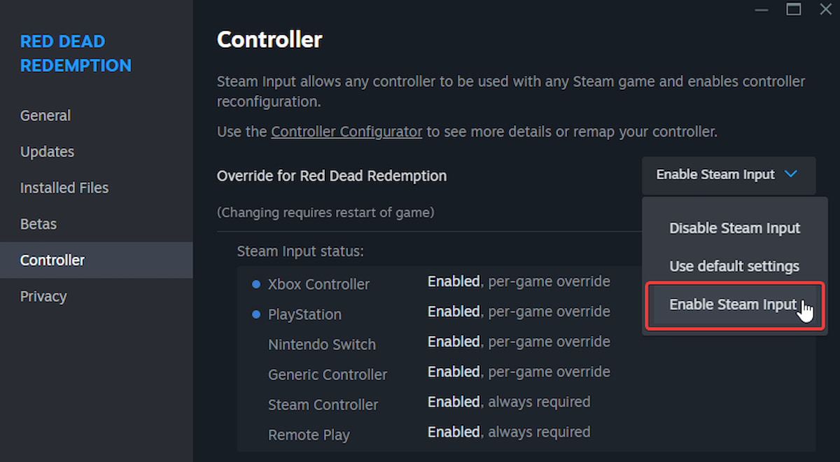 How To Fix the Red Dead Redemption PC Controller Issues