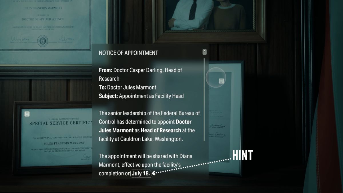Alan Wake 2 The Lake House Computer Password