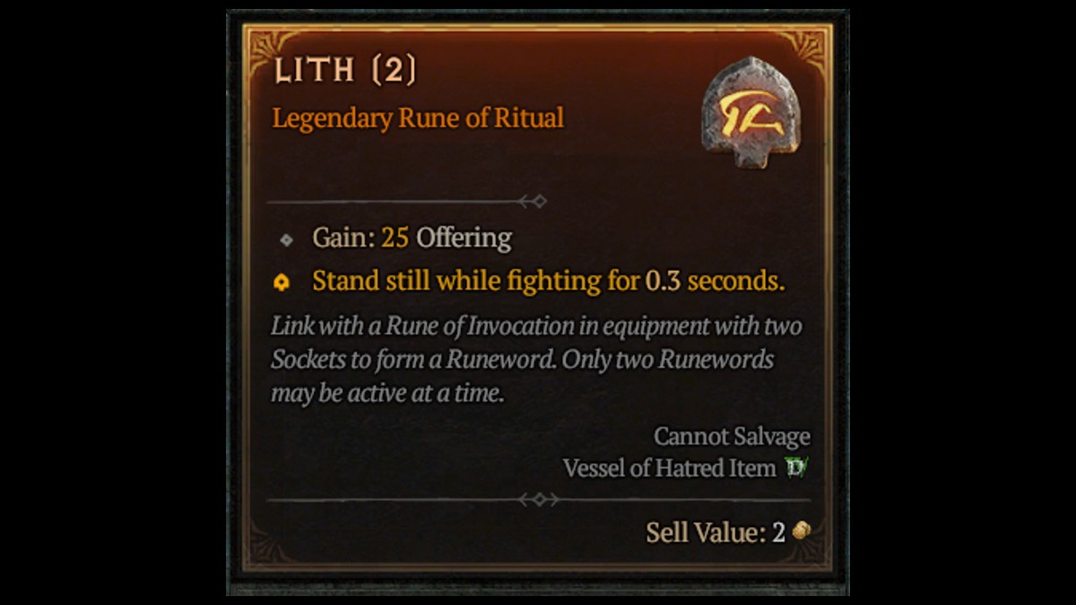 How to Get Lith Runes in Diablo 4 Vessel of Hatred - Prima Games