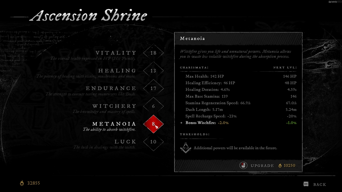 Witchfire: All Stats And What They Do, Explained - Prima Games