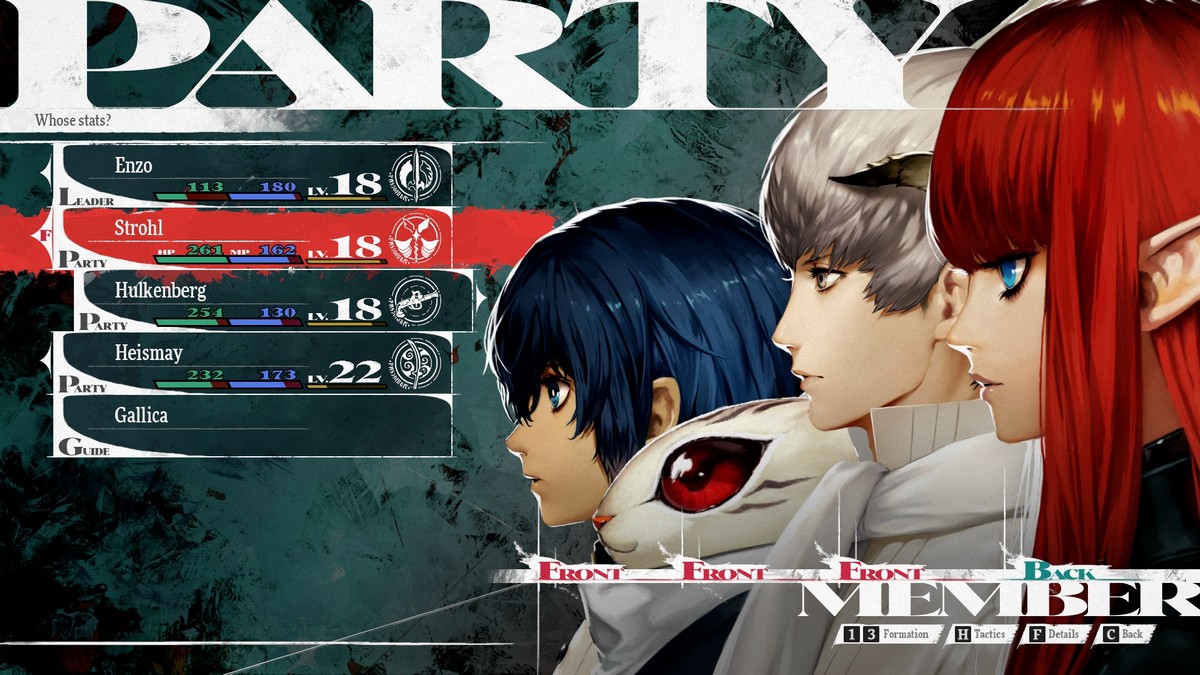 Best Archetype Party Formation in Metaphor ReFantazio - Prima Games