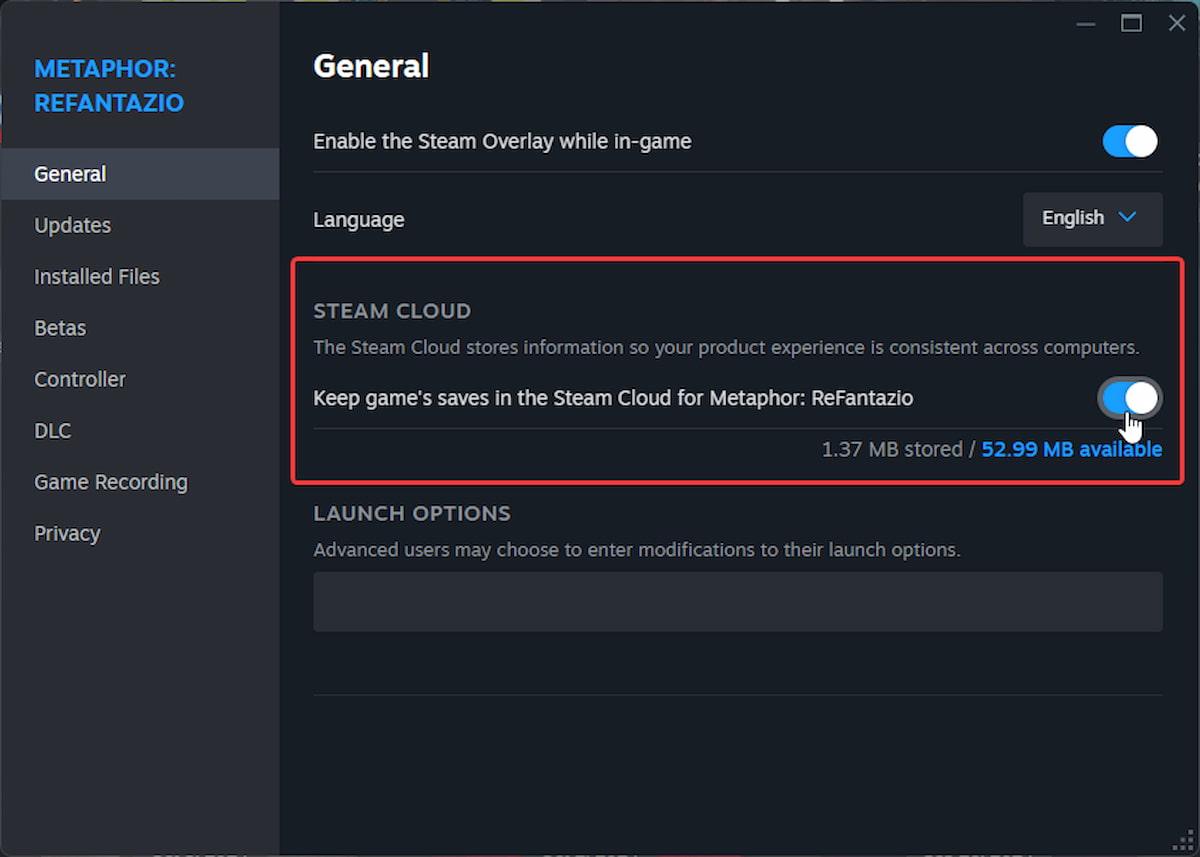 Metaphor ReFantazio Save File Location on PC