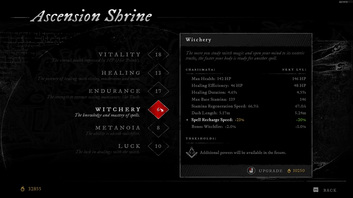 Witchfire: All Stats And What They Do, Explained - Prima Games