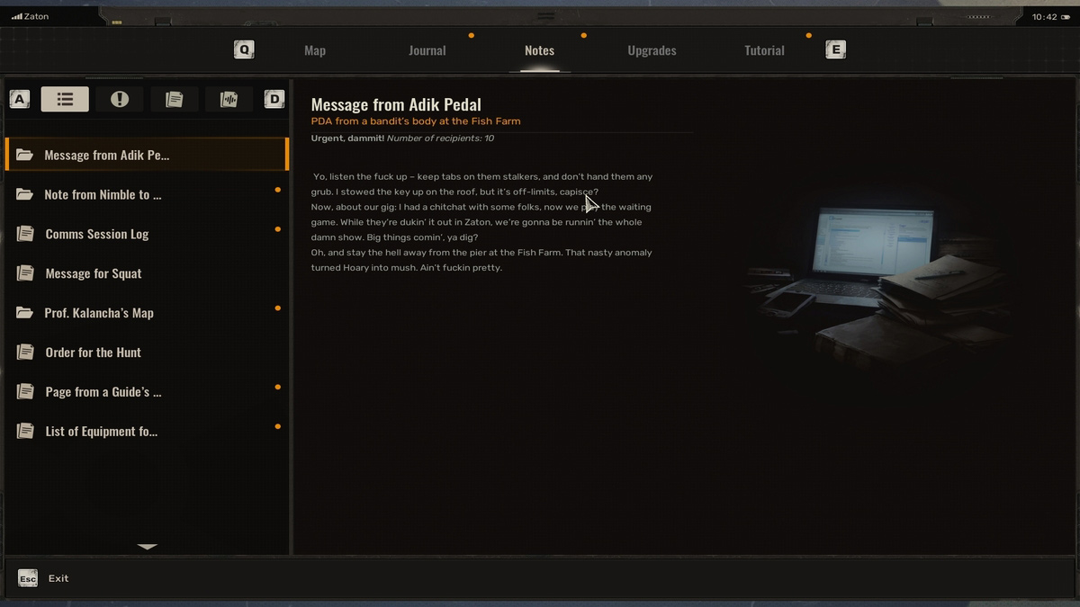 Stalker 2: What to Do With the PDAs ? - Answered - Prima Games