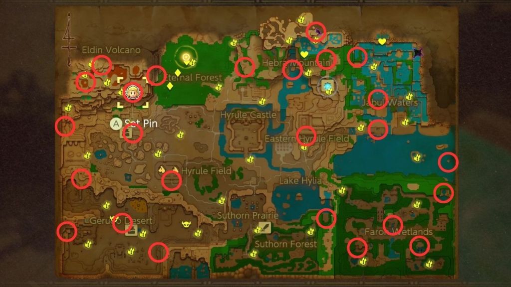 All Stamp Locations in Zelda Echoes of Wisdom - Prima Games