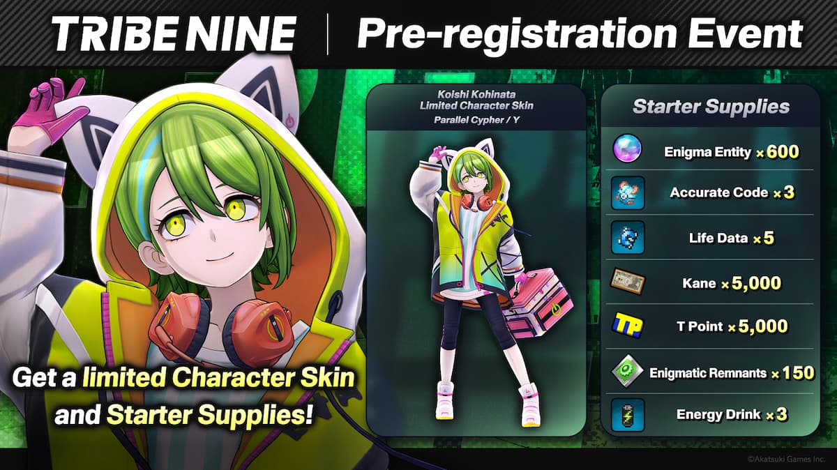 How to Pre-Register for TRIBE NINE and Earn Exclusive Rewards