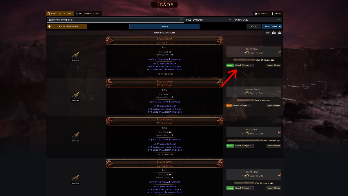 How to Buy, Sell, and Trade With Other Players in Path of Exile 2